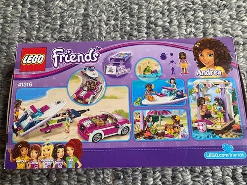 ᐅ Set • Lego 41316 Friends ⇒ 1 offer • Andrea's Speedboat Transporter ...